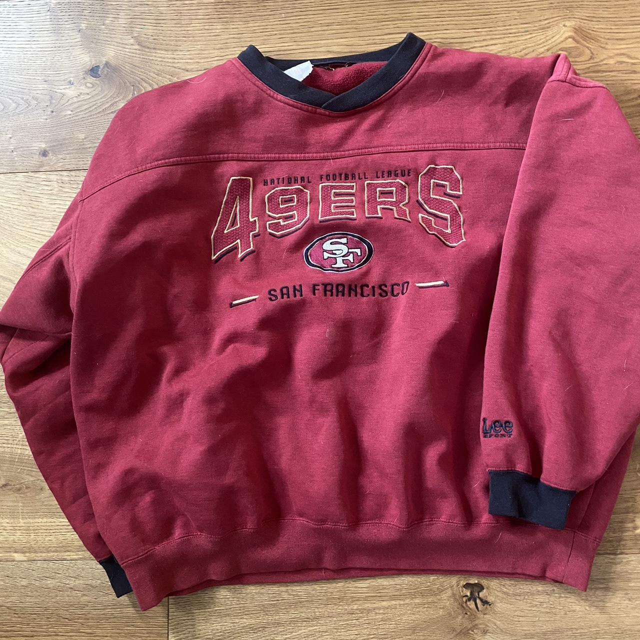 vintage lee carter 49ers crew neck super rare... - Depop