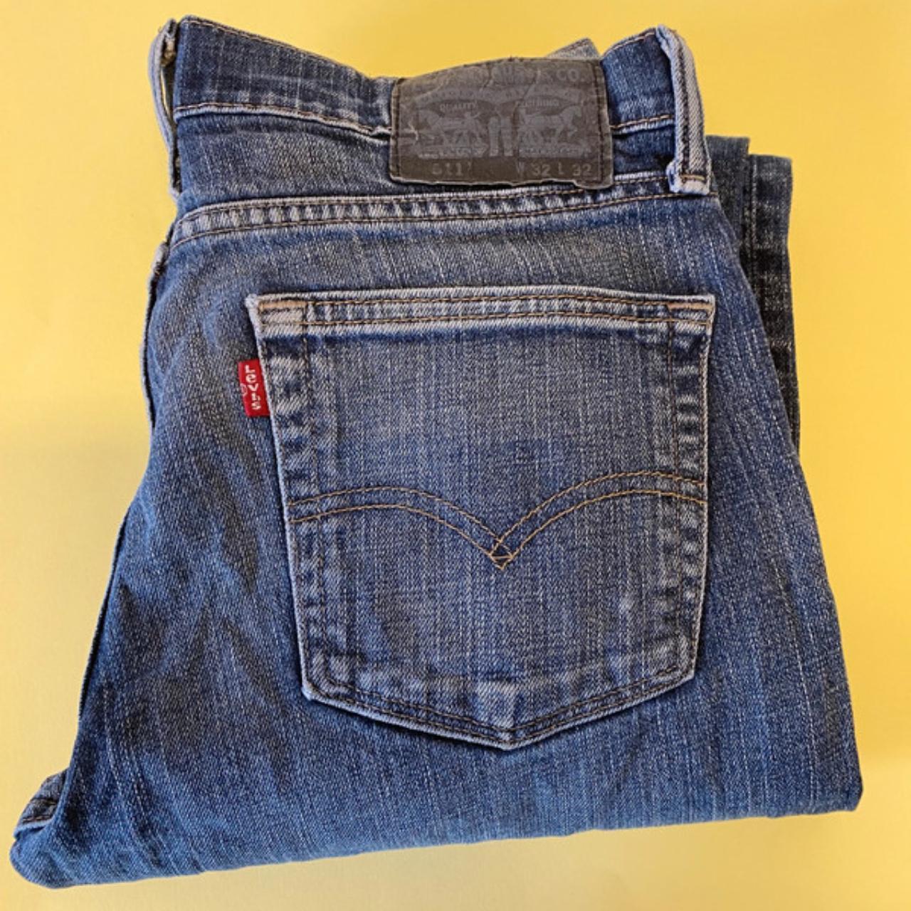 Levi 511 W32 L32 Dark Blue Jeans Brand - Levi 511 -... - Depop