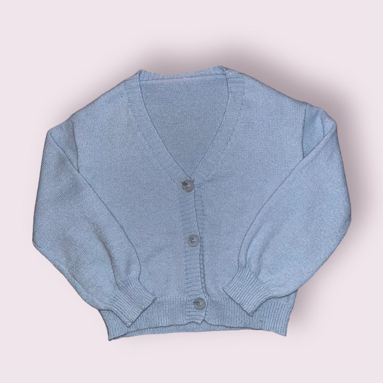 Baby blue super cute comfy cottage core... - Depop