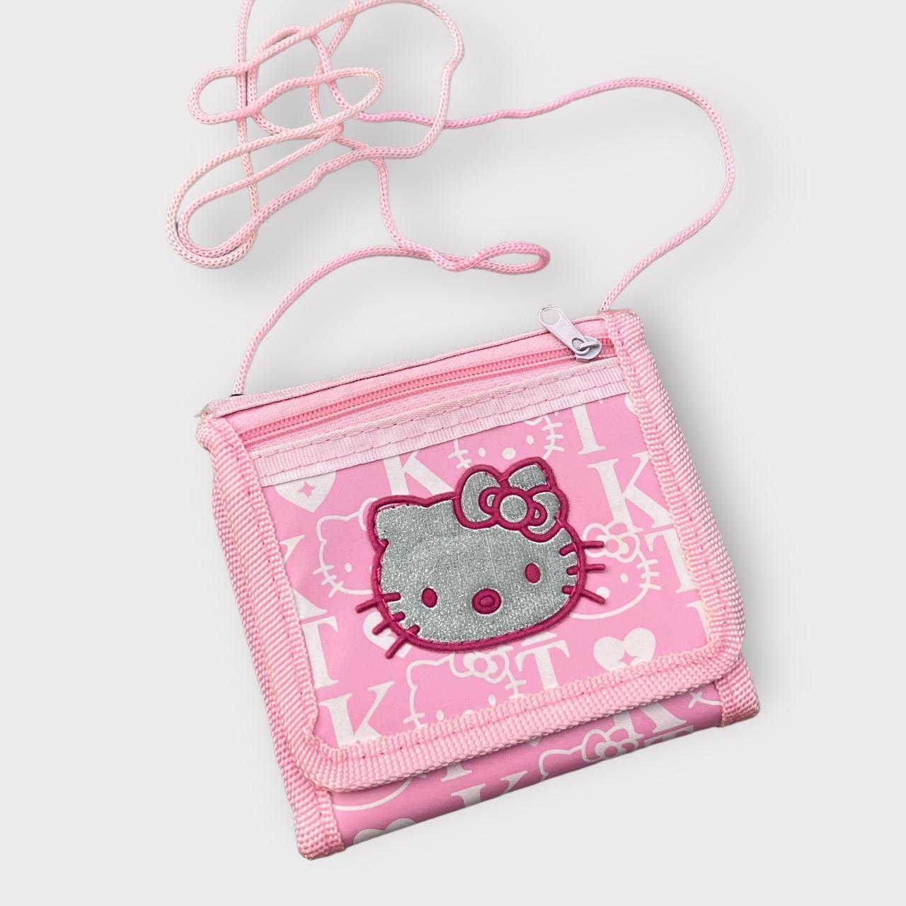 Sanrio pink hello kitty cross body bag 💕🐱 authentic... - Depop