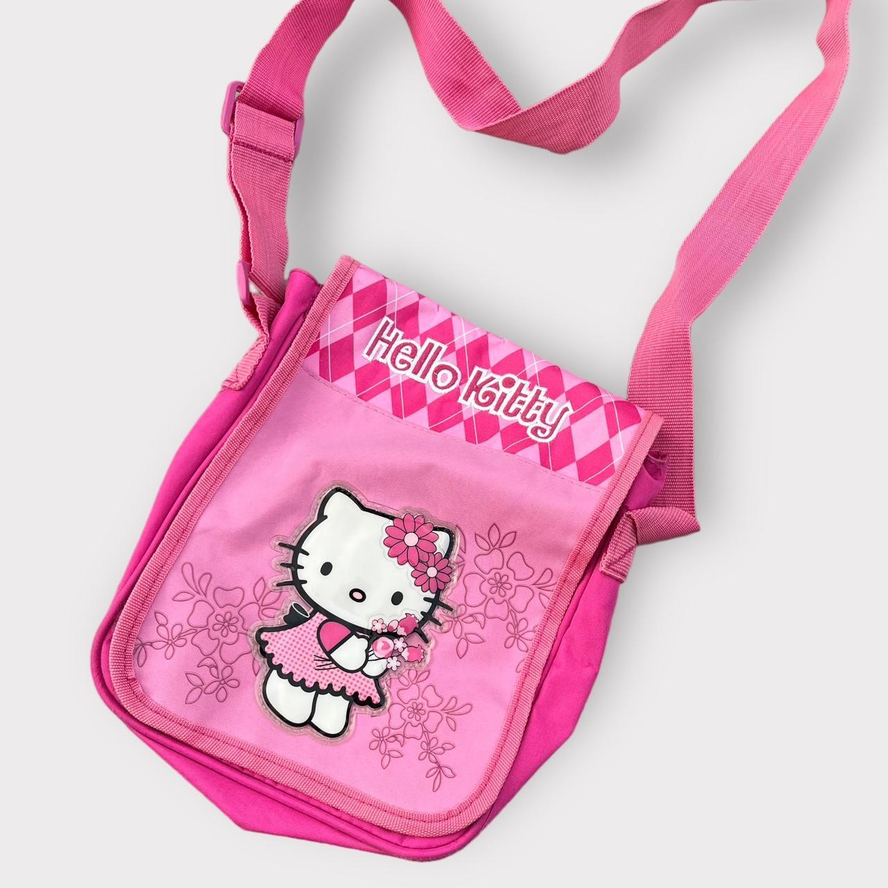 Sanrio pink hello kitty shoulder bag 💕🐱 authentic... - Depop