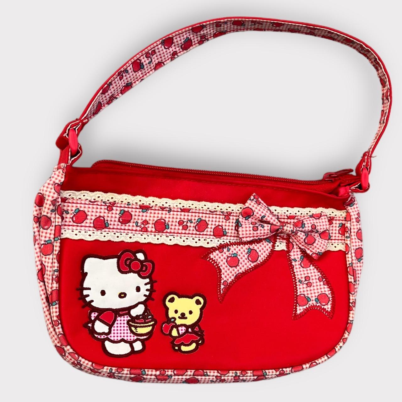 Sanrio red hello kitty shoulder bag 💕🐱 authentic... - Depop