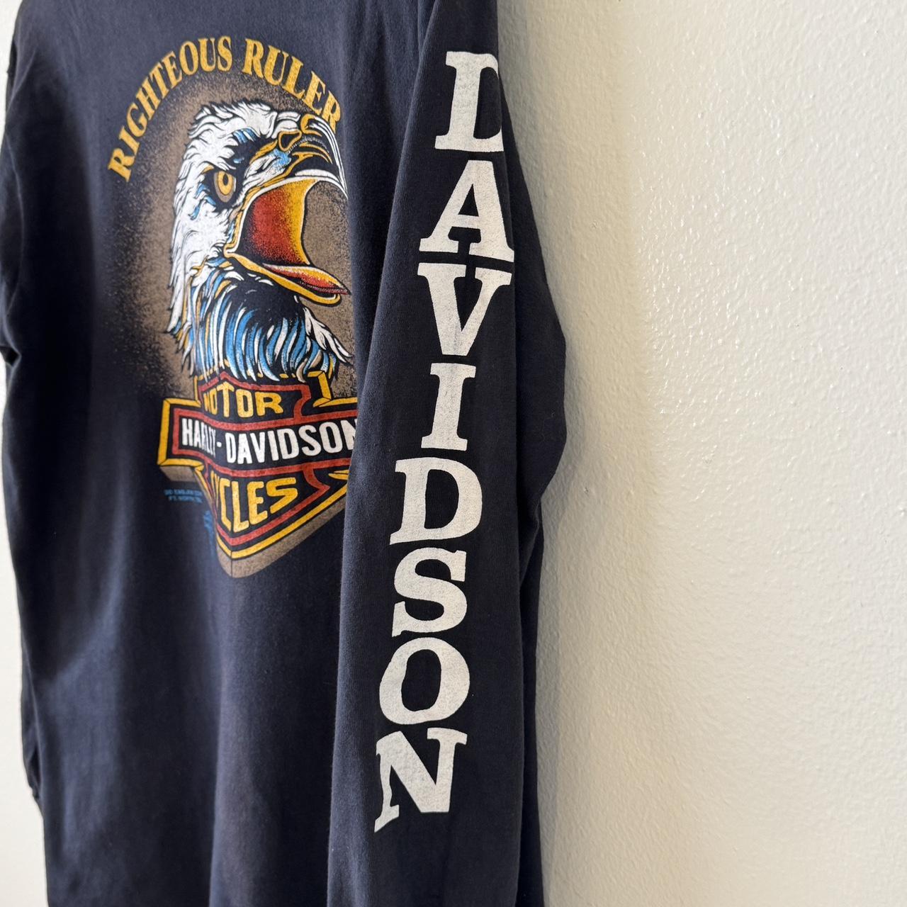 Killer vintage 3D Emblem Harley Davidson Righteous... | Depop