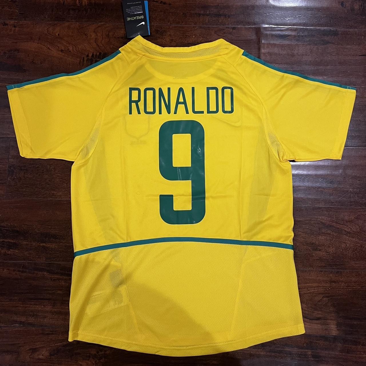 RONALDO NAZARIO R9 BRAZIL JERSEY 1998 #r9 #brazil - Depop