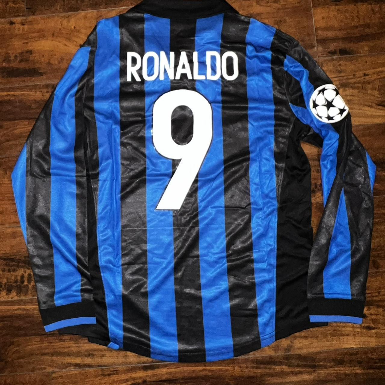 INTER MILÁN 1999 RONALDO NAZARIO R9 JERSEY MEDIUM - Depop