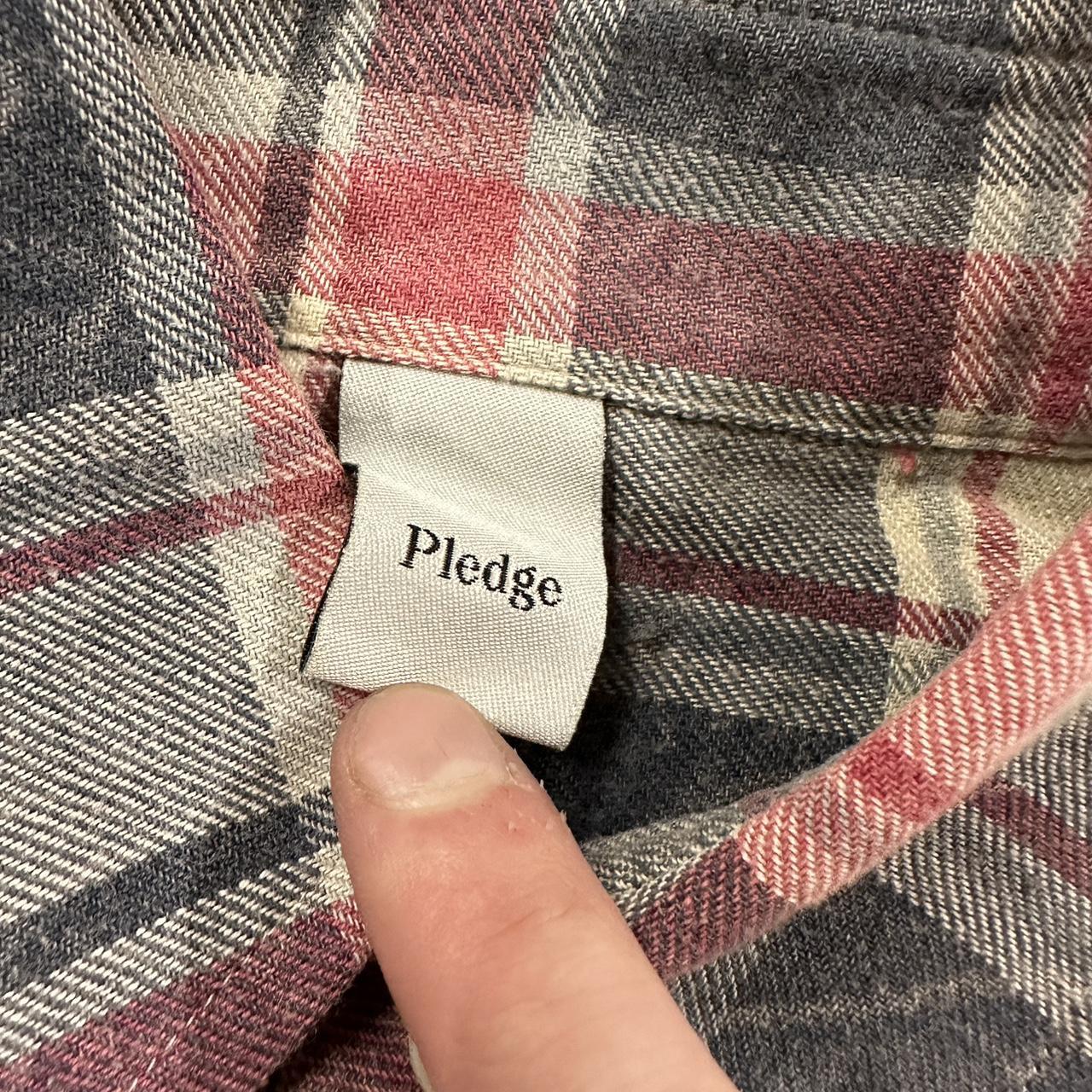 Vintage Japanese Flannel Brand: Pledge Japan Size:... - Depop