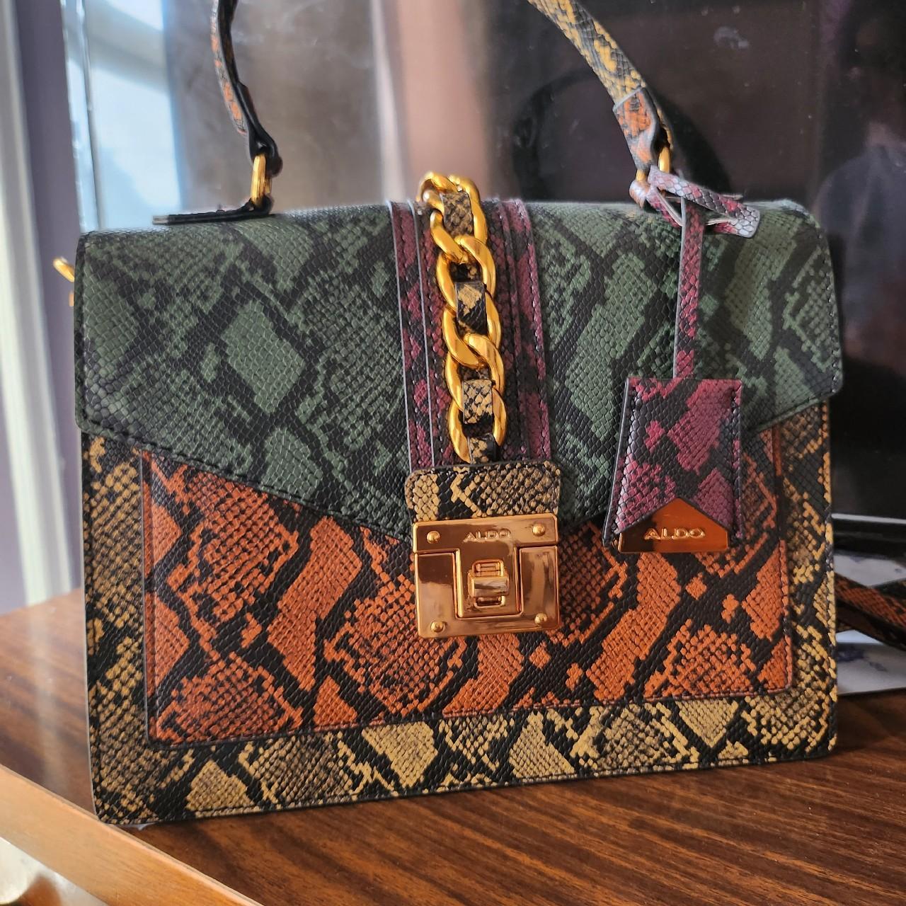 Aldo bag!! Never used or worn. Has a leather snake... - Depop