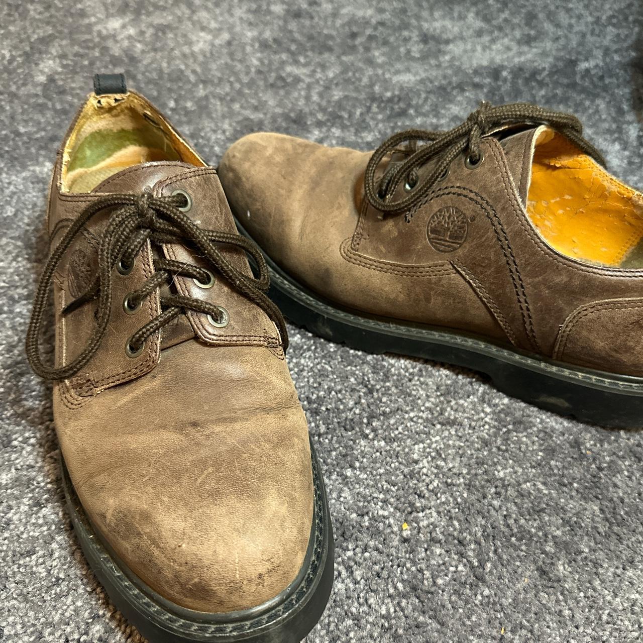 Vintage timberlands boots are pretty distressed, but... - Depop