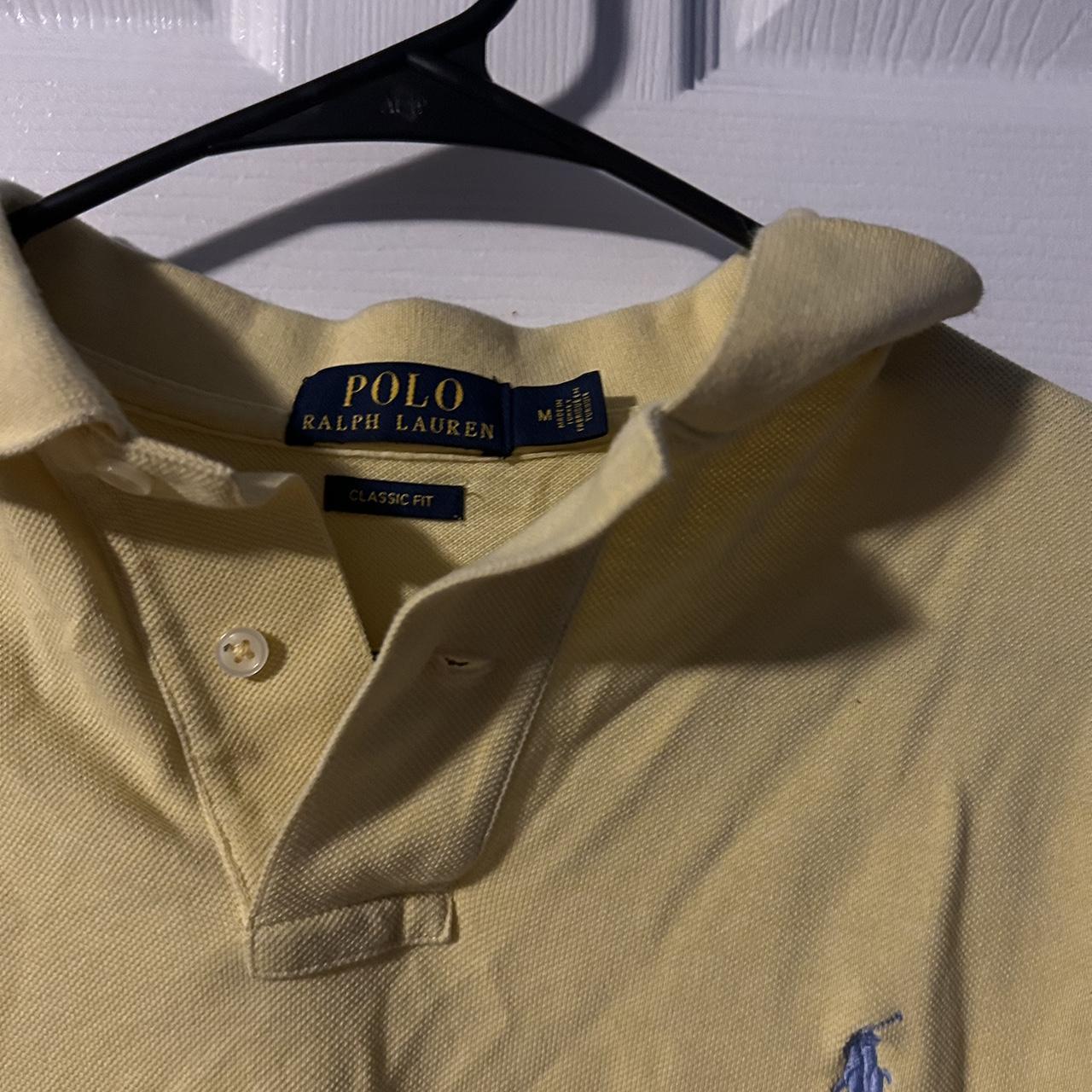 chief keef type polo yellow ralph lauren polo... - Depop