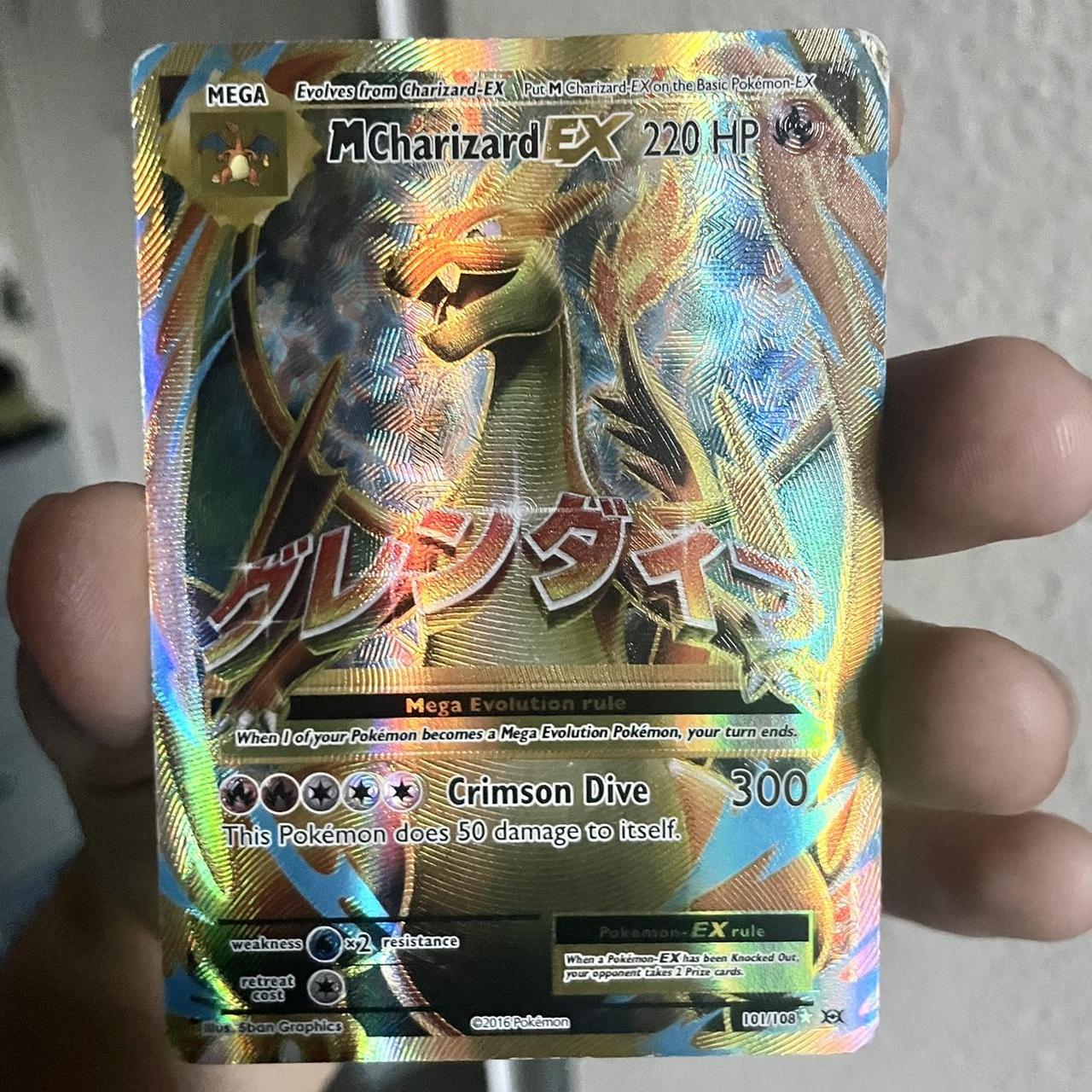 Mega Charizard Ex Full Art XY Evolutions 101/108... | Depop
