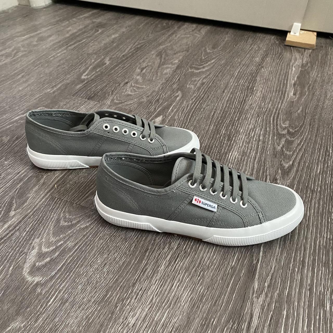 Superga 2750 Cotu Classic Sneaker women’s 9.5, grey... - Depop