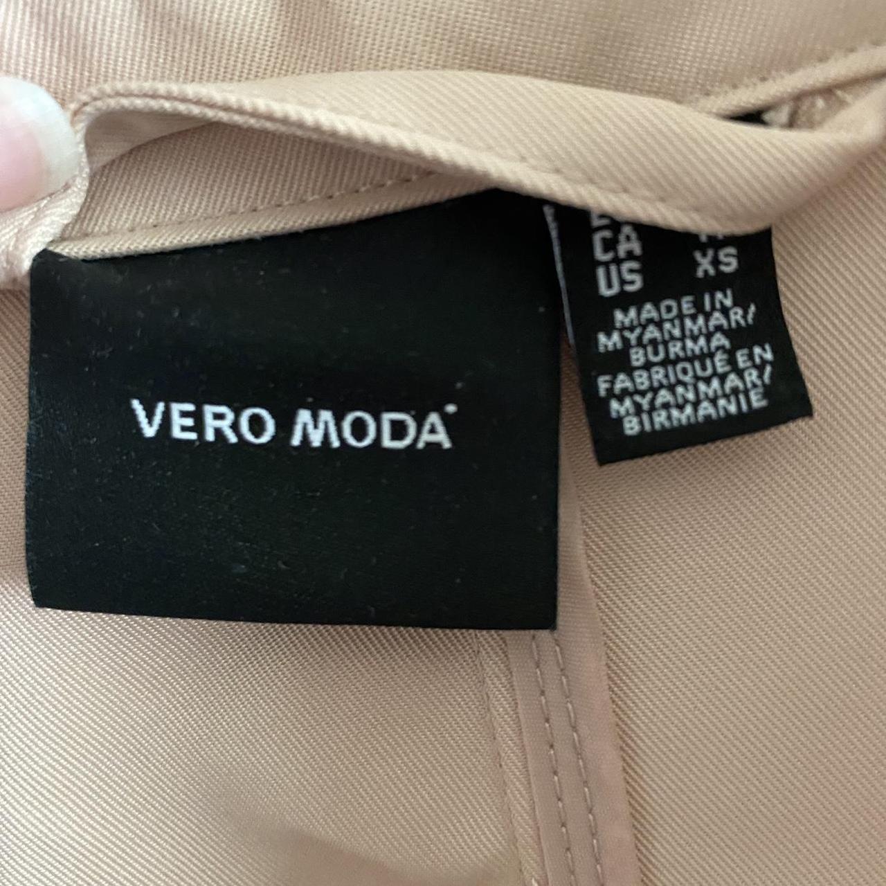 Vero Moda Light Pink Long Trench Coat wardrobe... - Depop