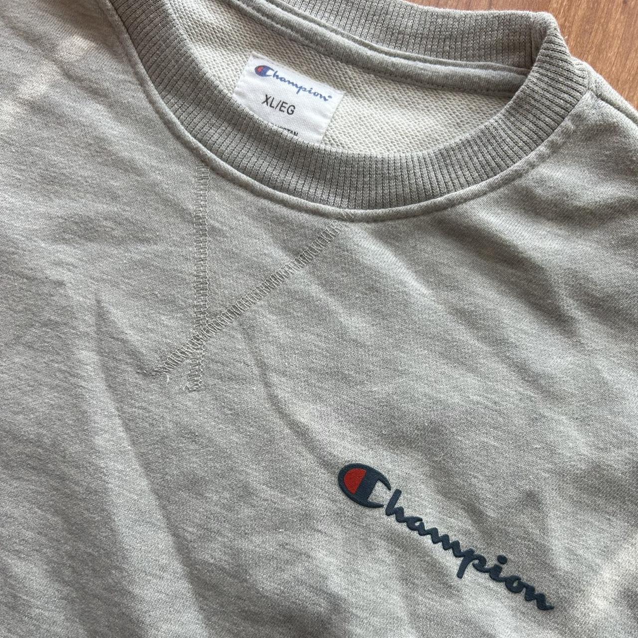 Champion Crew Neck Sweater Size: XL Color:... - Depop