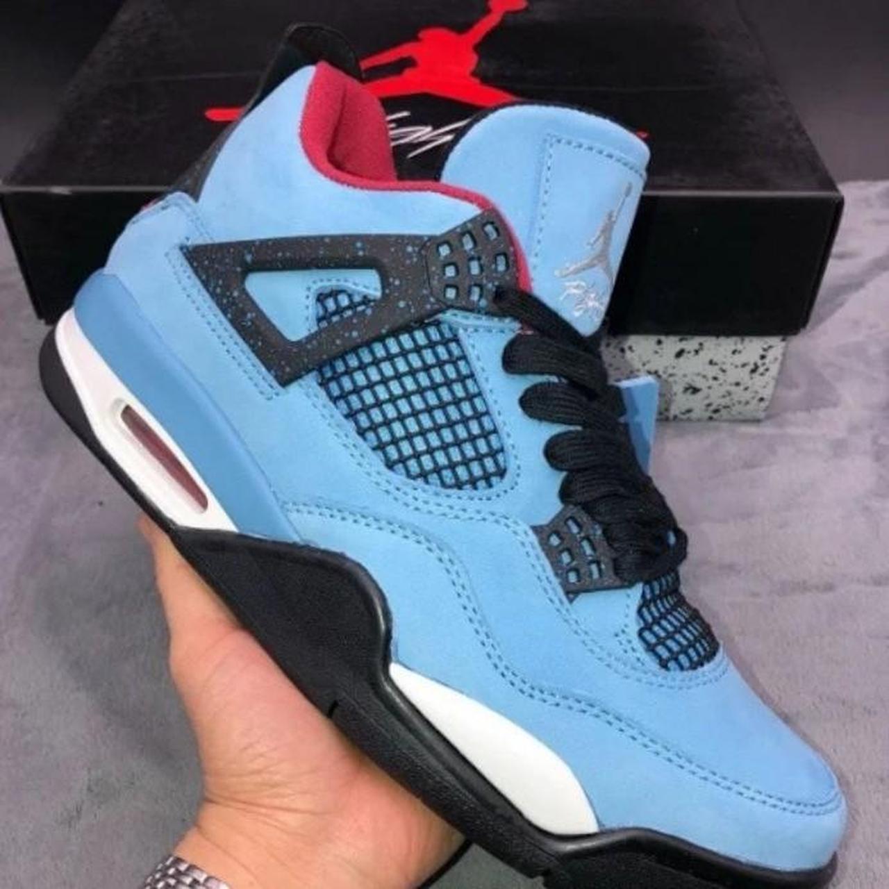 Custom Air Jordan 4 Retro Travis Scott Cactus Jack... - Depop