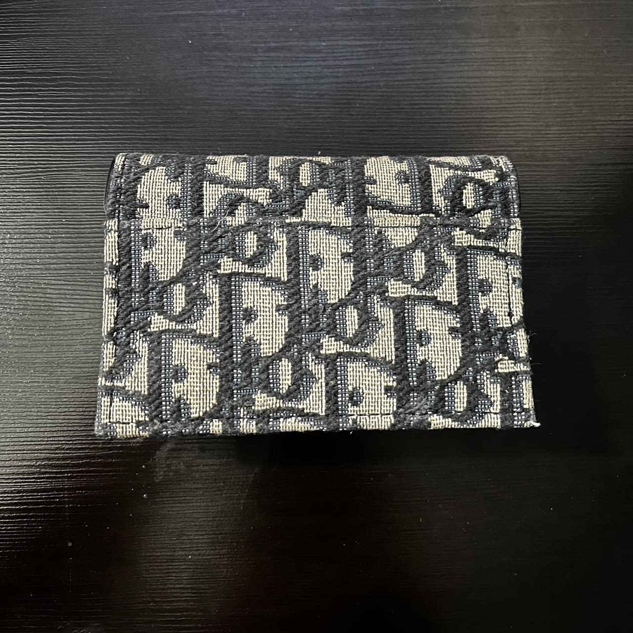 dior mini wallet with box authentic ️ - Depop