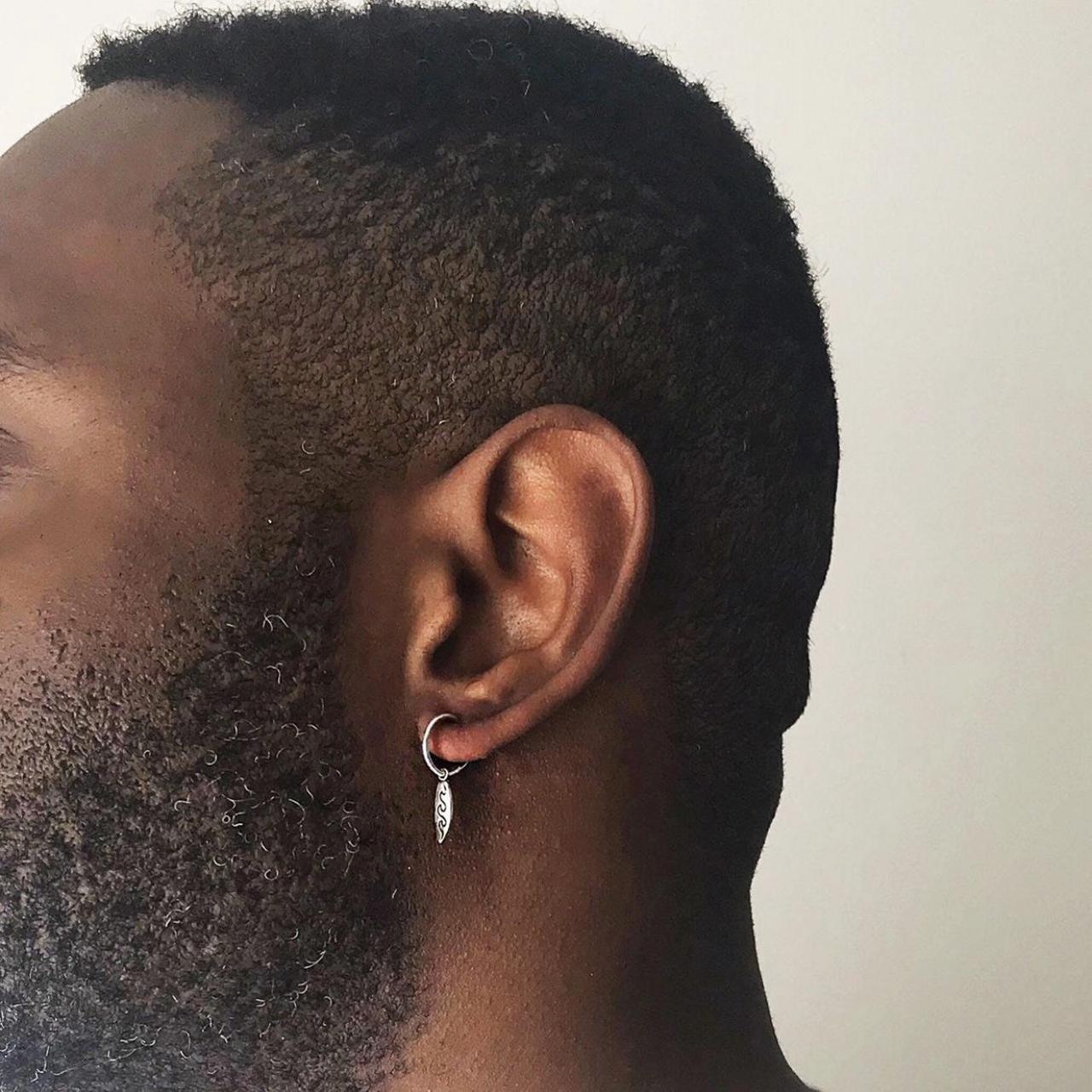 925 Sterling Silver Aztec design hoop earrings for... - Depop