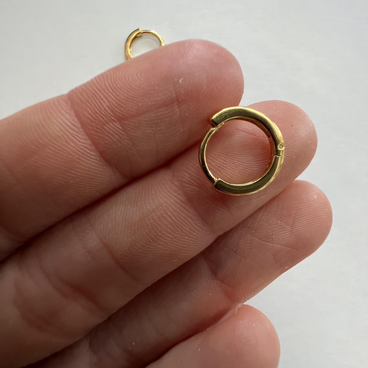 Huggies - 925 Sterling Silver Ear Hoops for men... - Depop