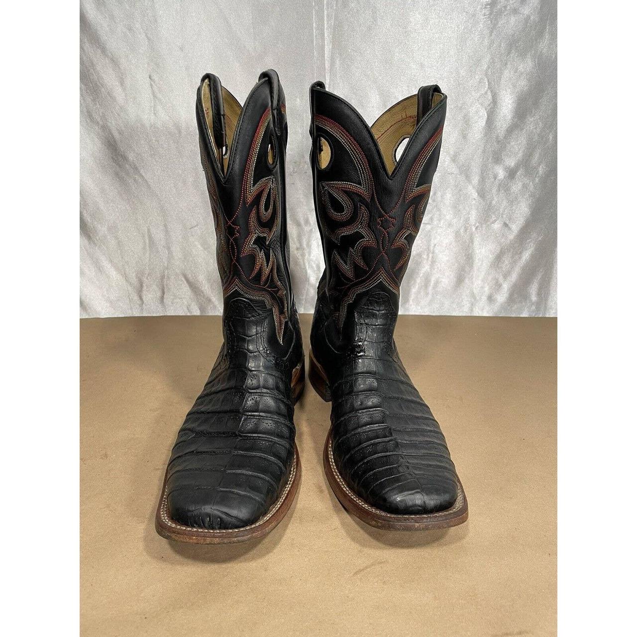 Boulet Caimen Belly Cowboy Boots Men’s Size 10... - Depop