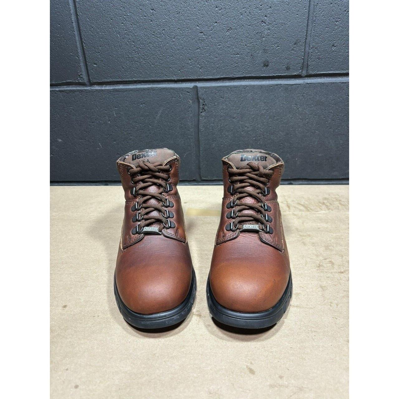 Vintage Dexter 217075 Brown Leather Hiking Boots... - Depop