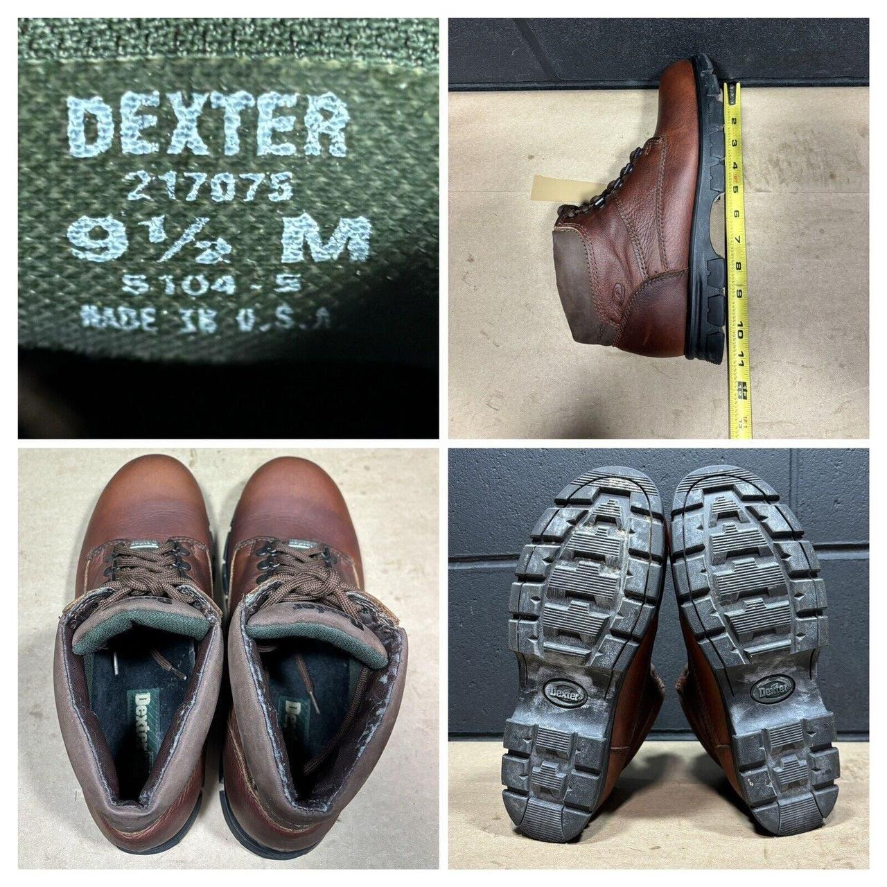 Vintage Dexter 217075 Brown Leather Hiking Boots... - Depop