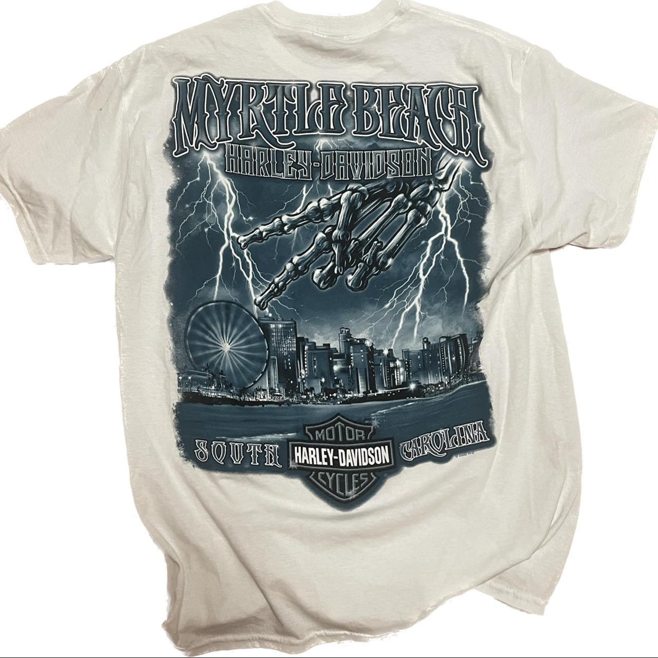 Sick Harley Davidson graphic t No flaws Size M - Depop