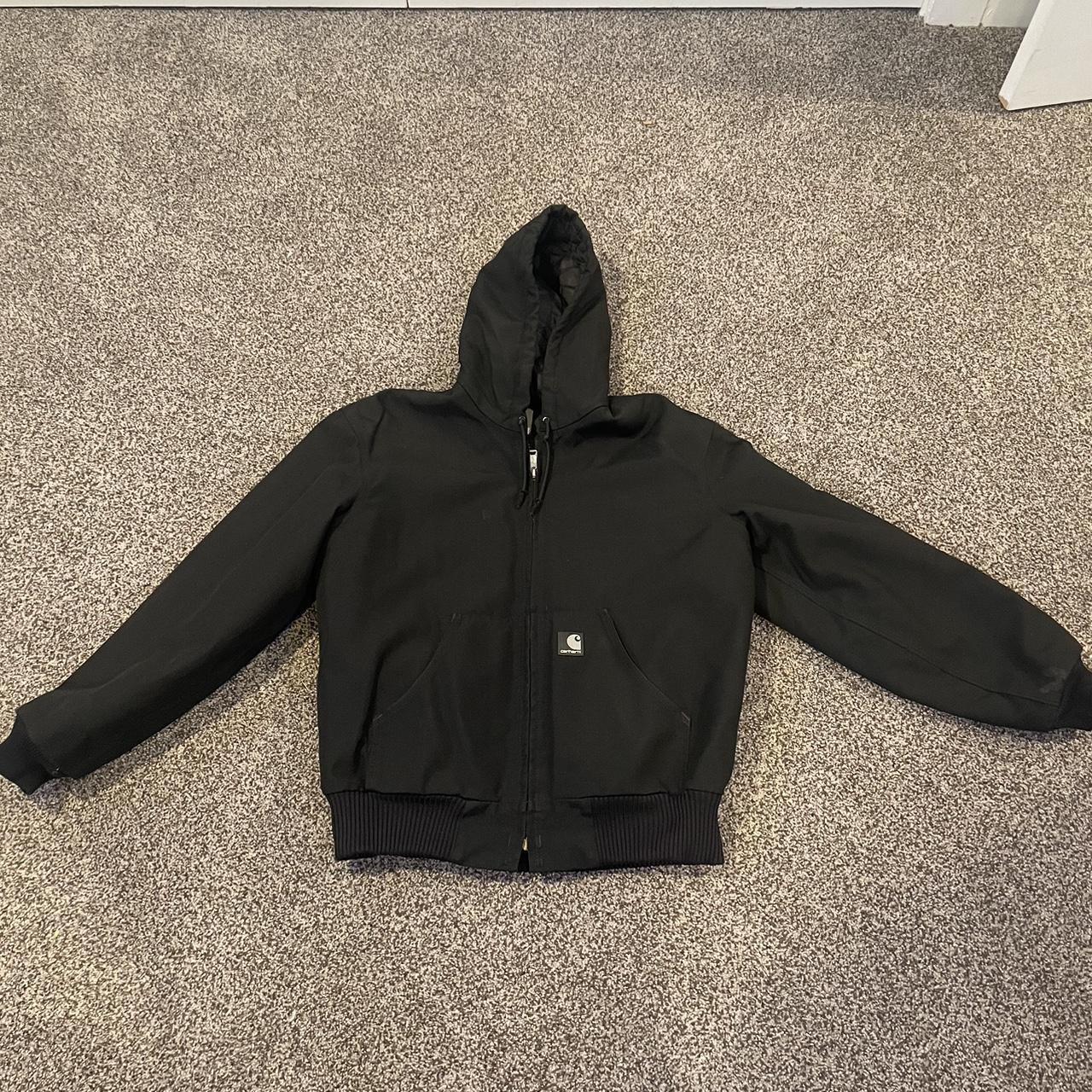Vintage Black Carhartt Jacket Size M - Depop