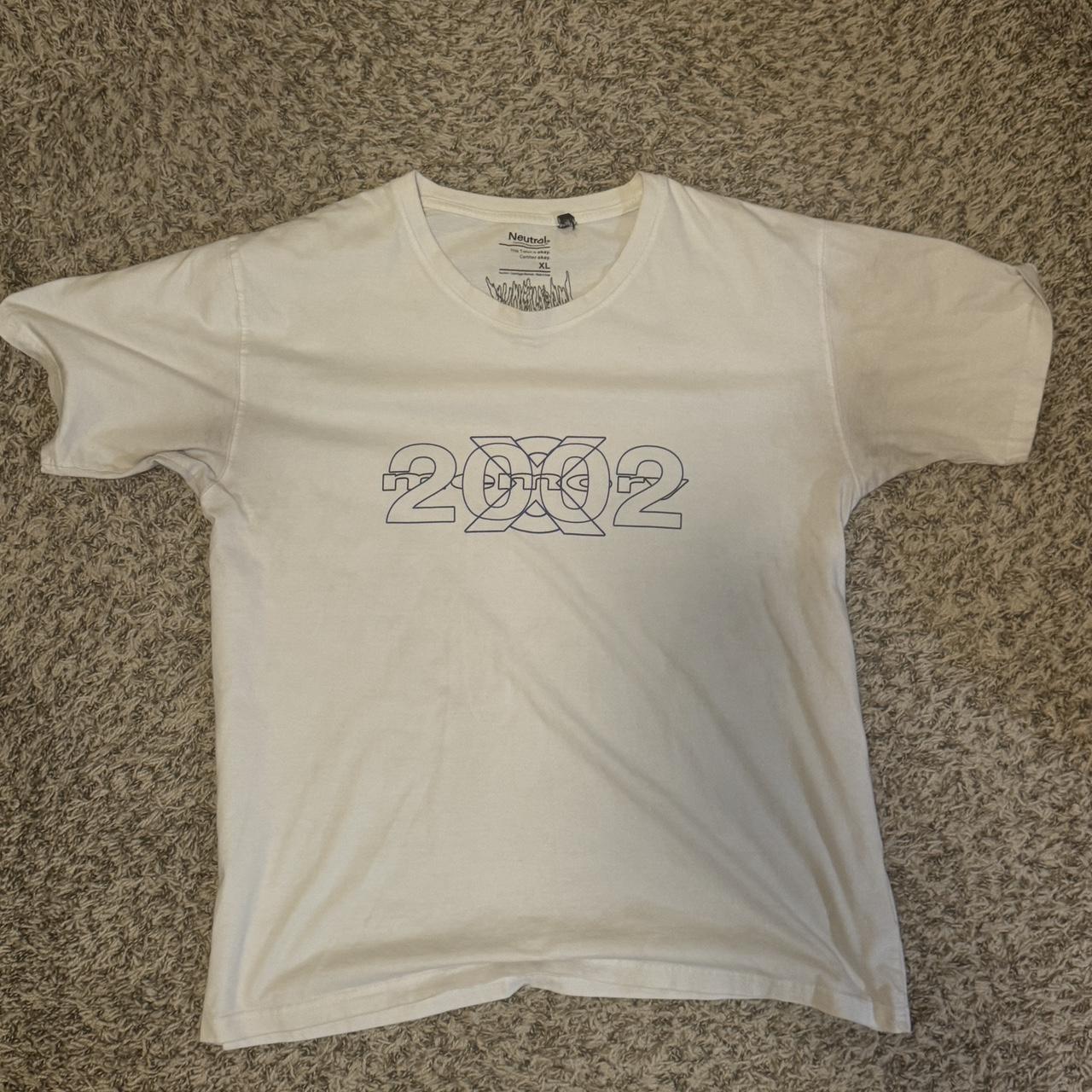 White 2002 yung lean merch from ‘17 berlin tour,... | Depop