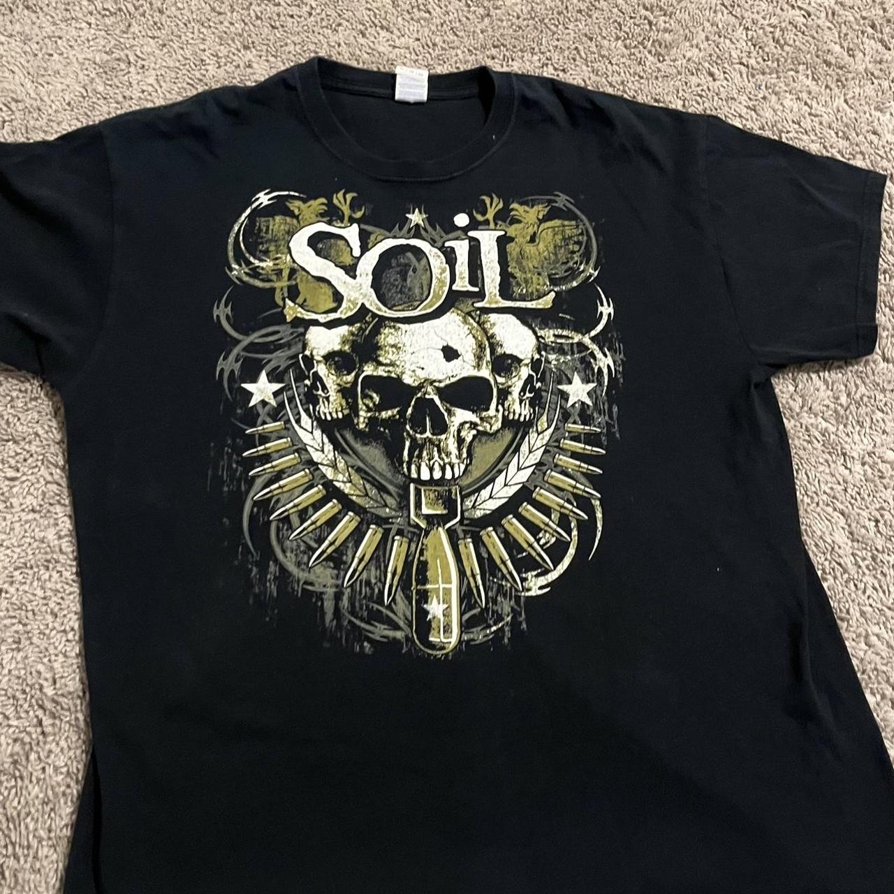 Soil Band tee Sick y2k design Size xl - Depop
