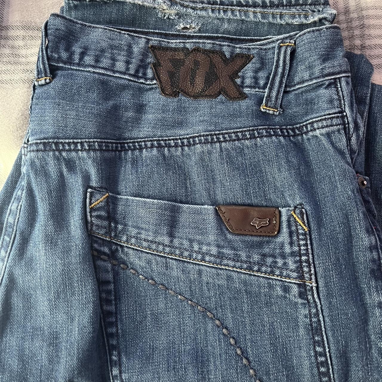 Fox racing rare vintage denim - Depop
