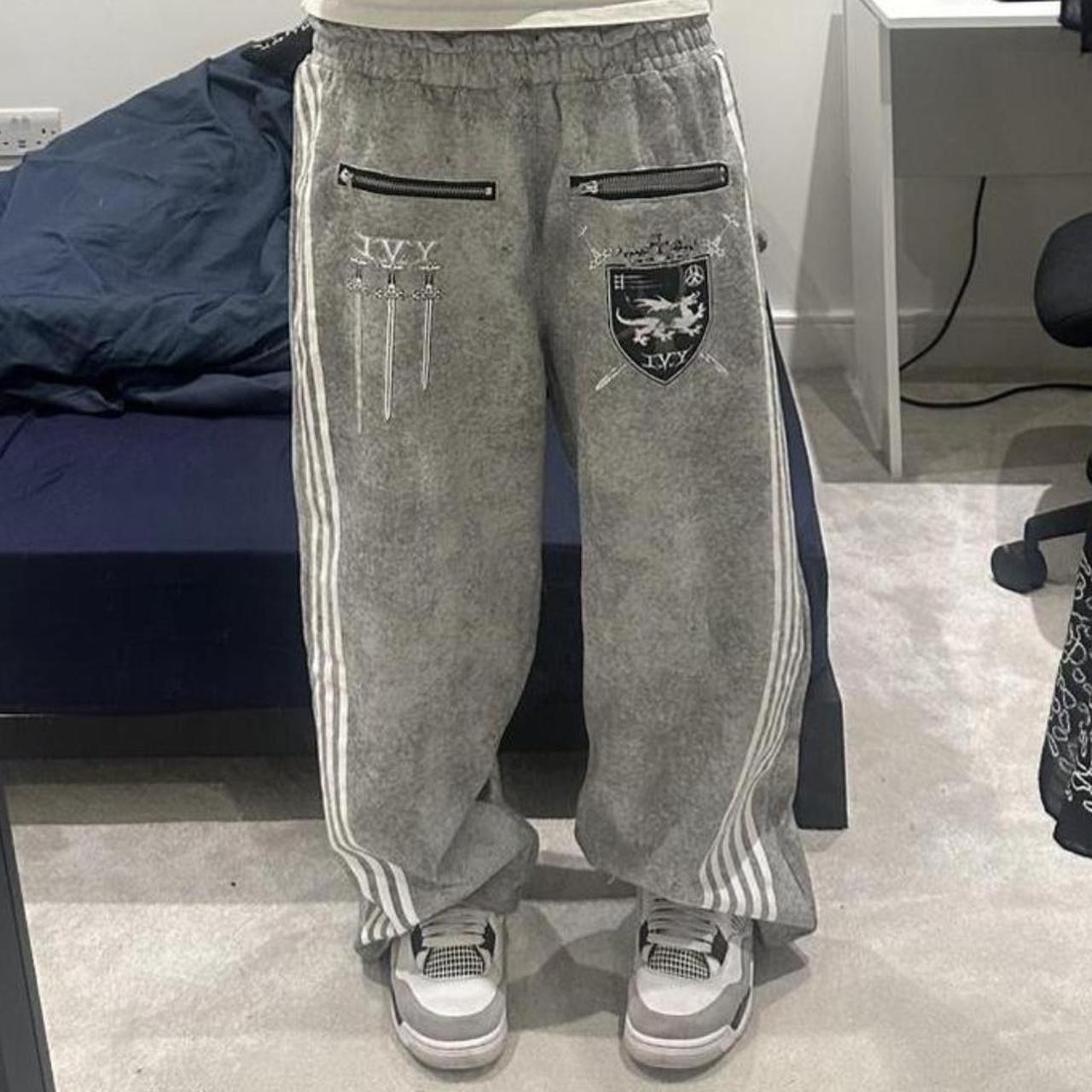 cozy worldwide tracksuit sweatpants size S (can fit... - Depop