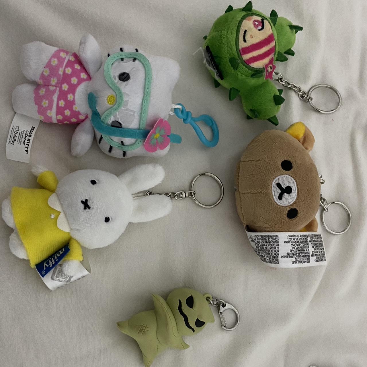 Sanrio daiso keychains#miffy #rillakuma #tokidoki #... - Depop