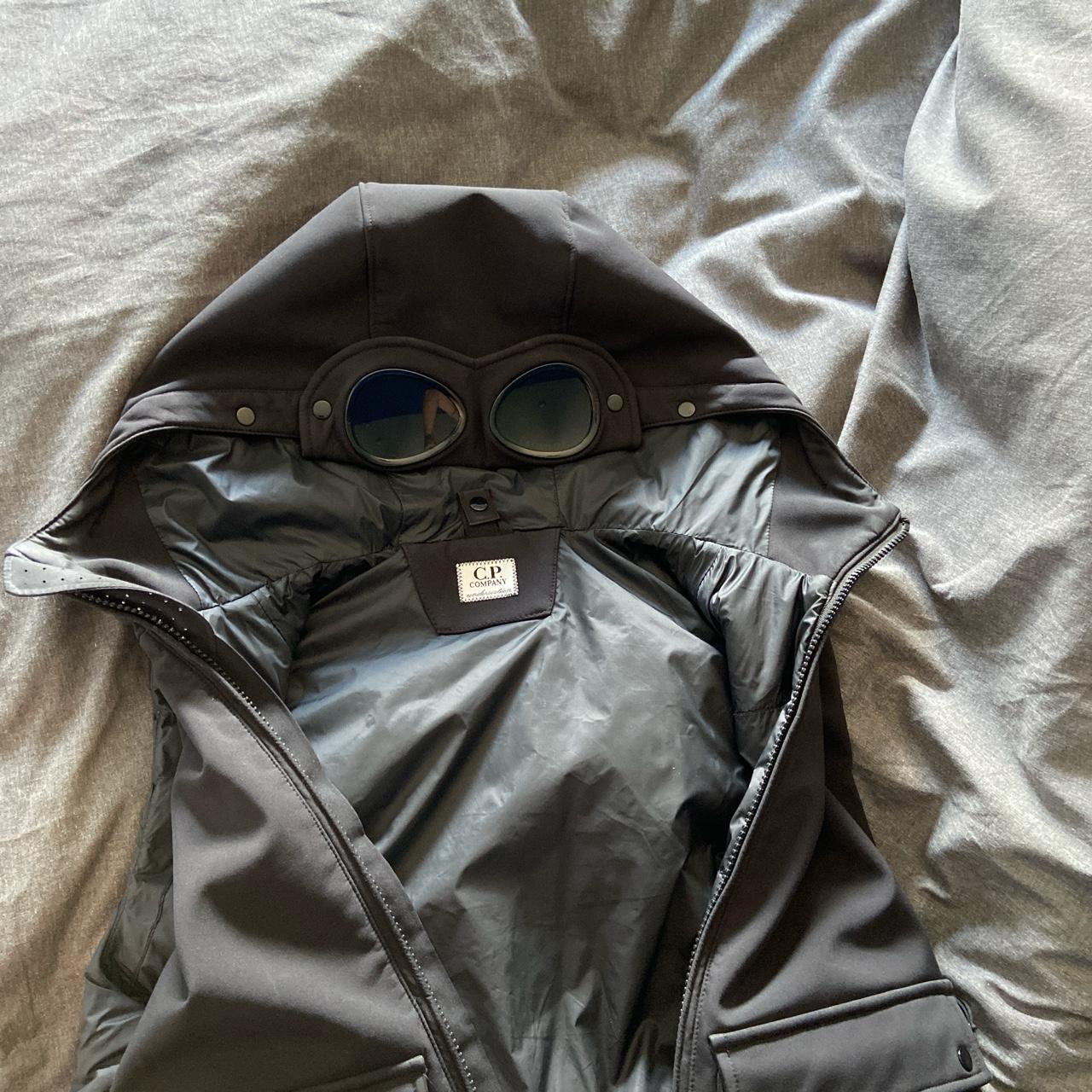 CP company goggle jacket gilet size 12 fits like a... - Depop