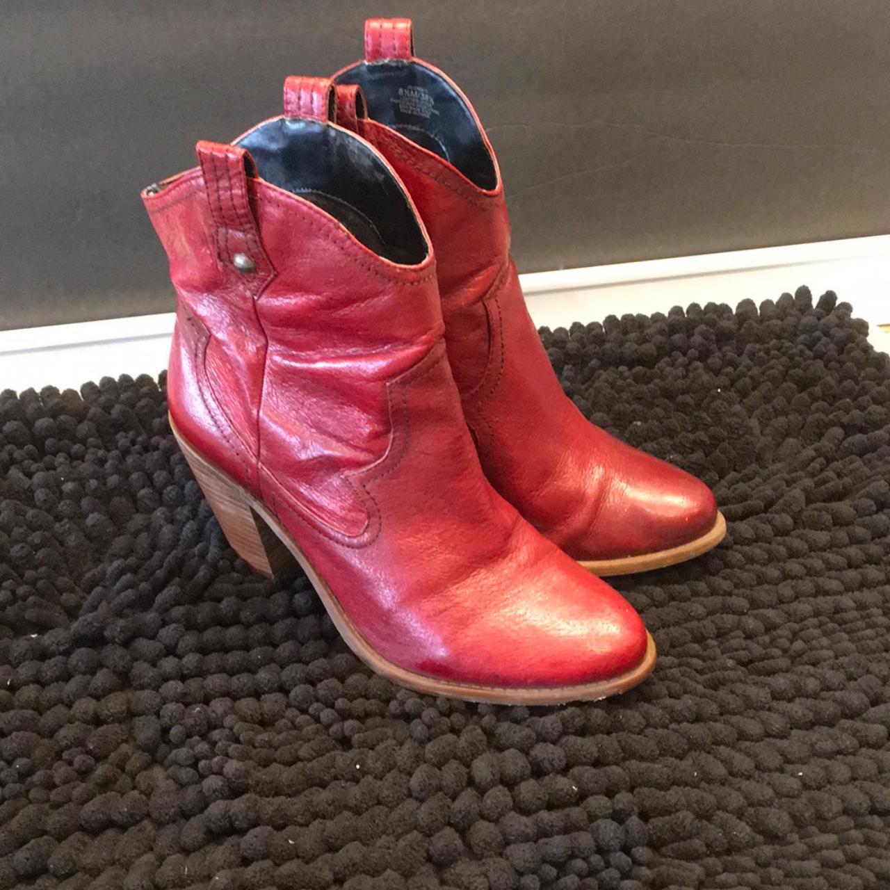 Women's Red Boots | Depop