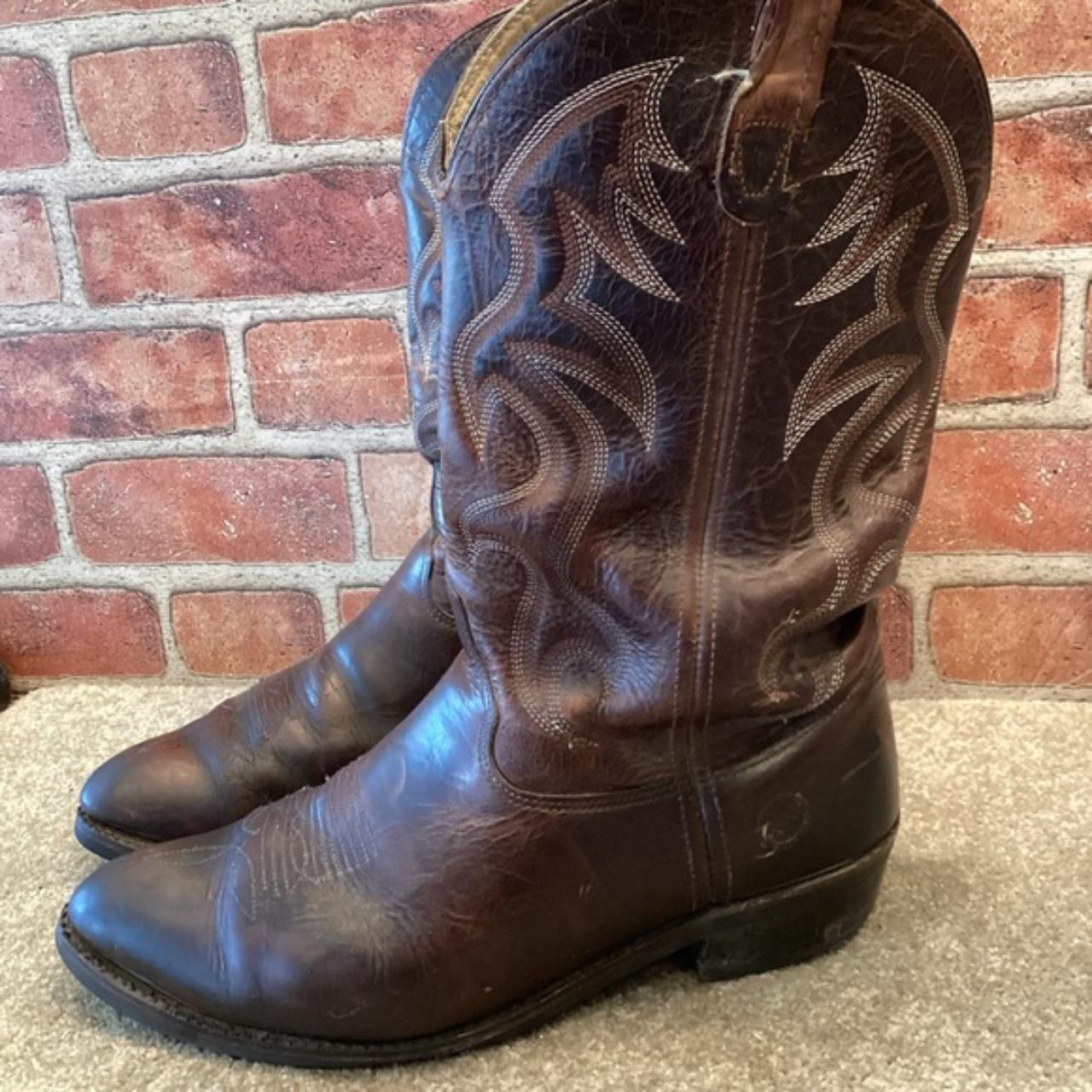 Double H Men’s Robert Western Cowboy work boots Size... | Depop