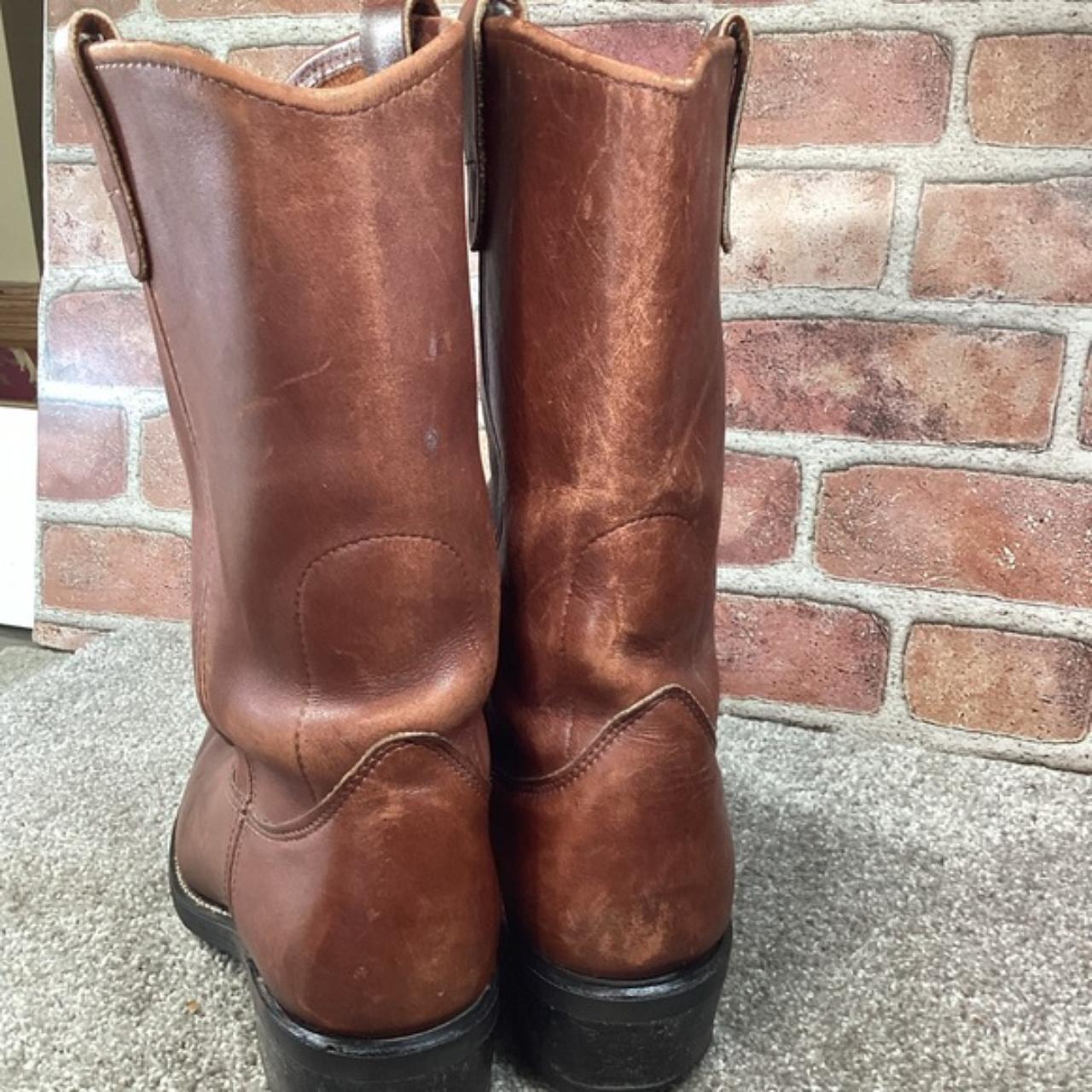 Double H Men’s Vintage Wellington western boots size... | Depop
