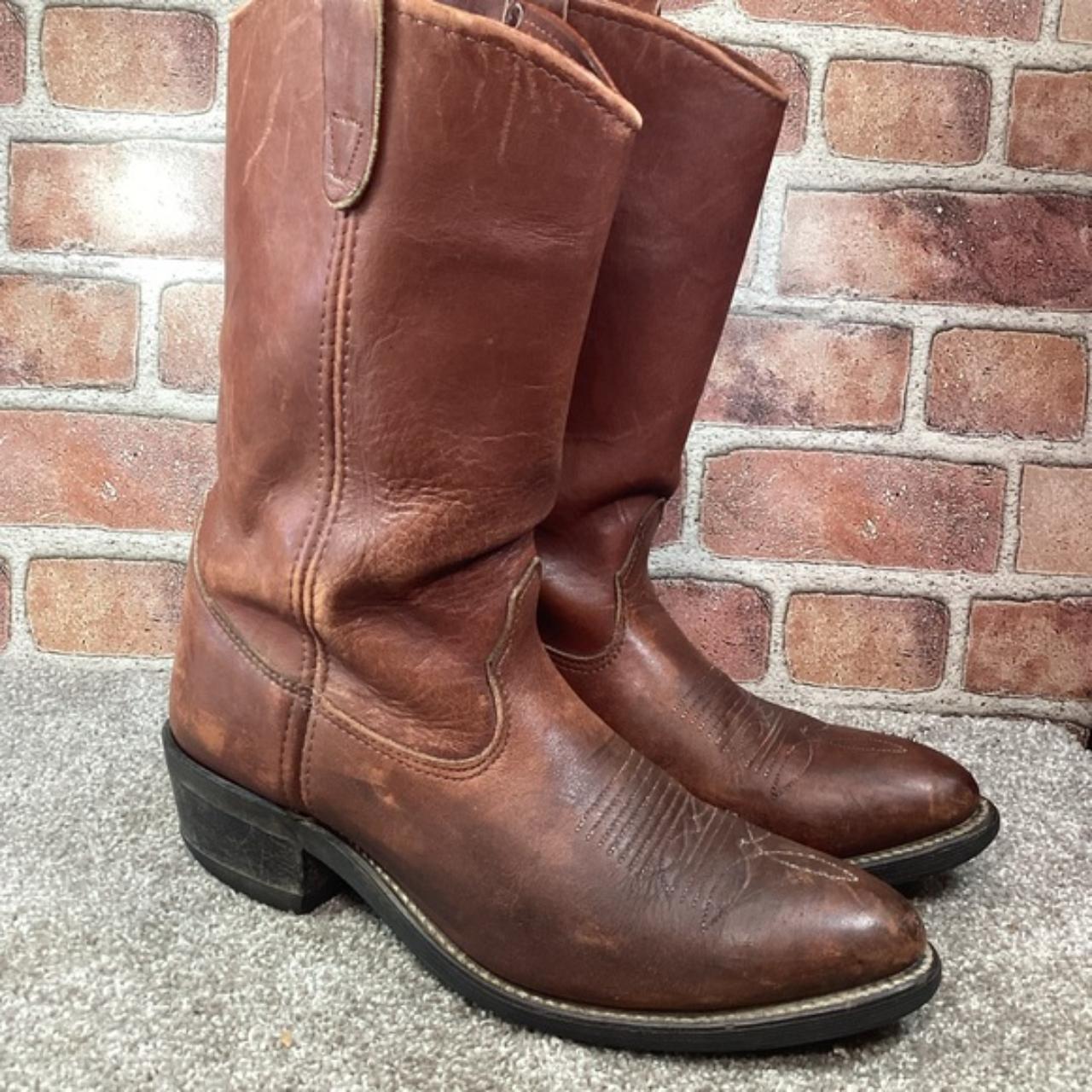 Double H Men’s Vintage Wellington western boots size... | Depop