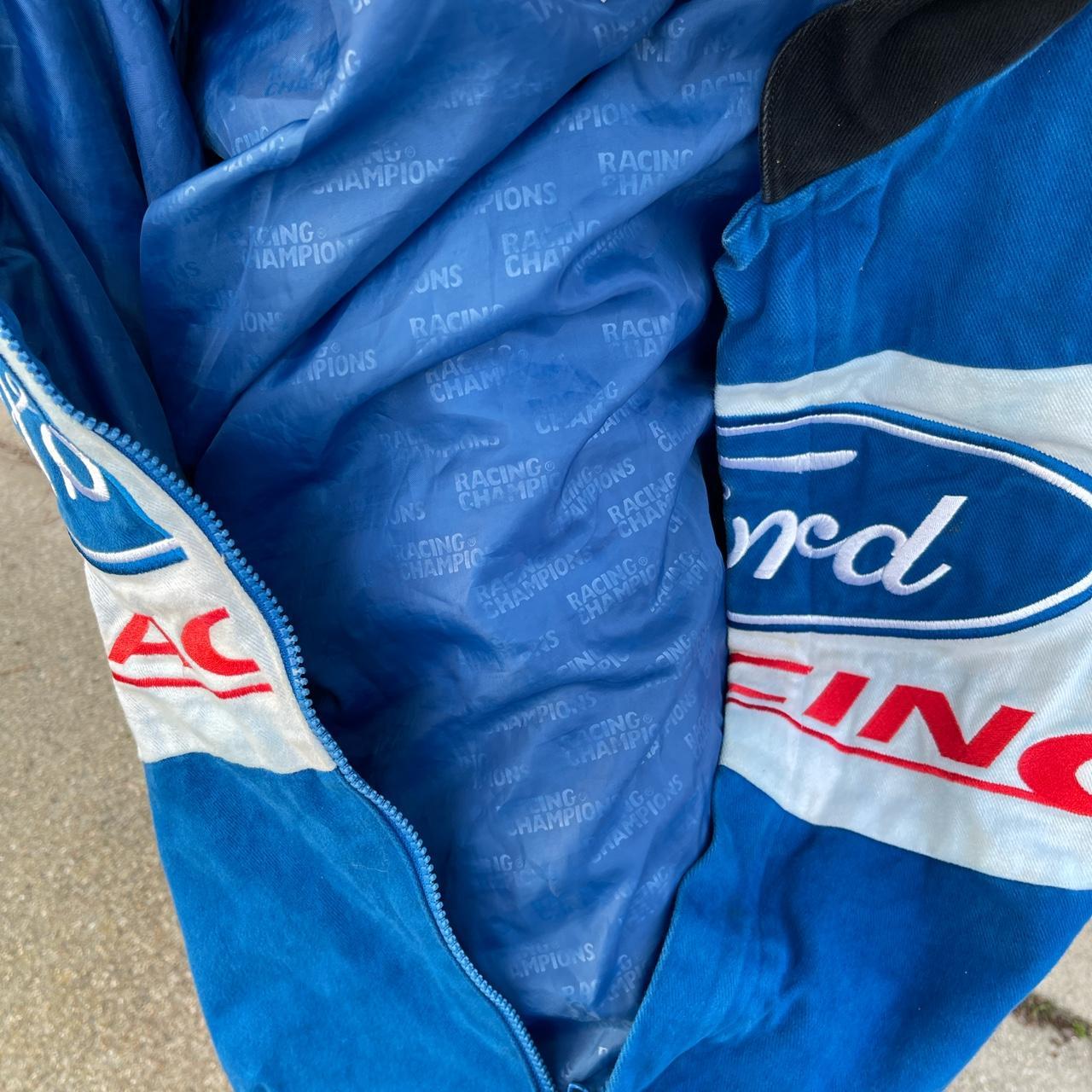 RareVintage nascar ford racing jacket. Heavy duty... - Depop