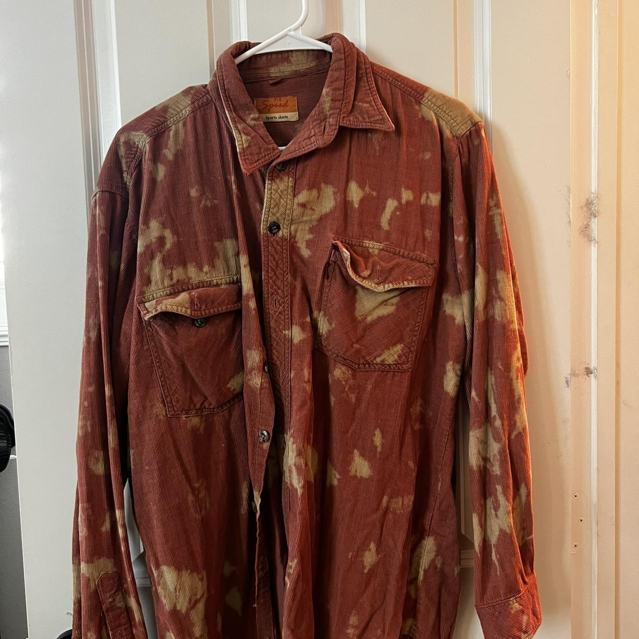 Tye-dye Button Up - Depop