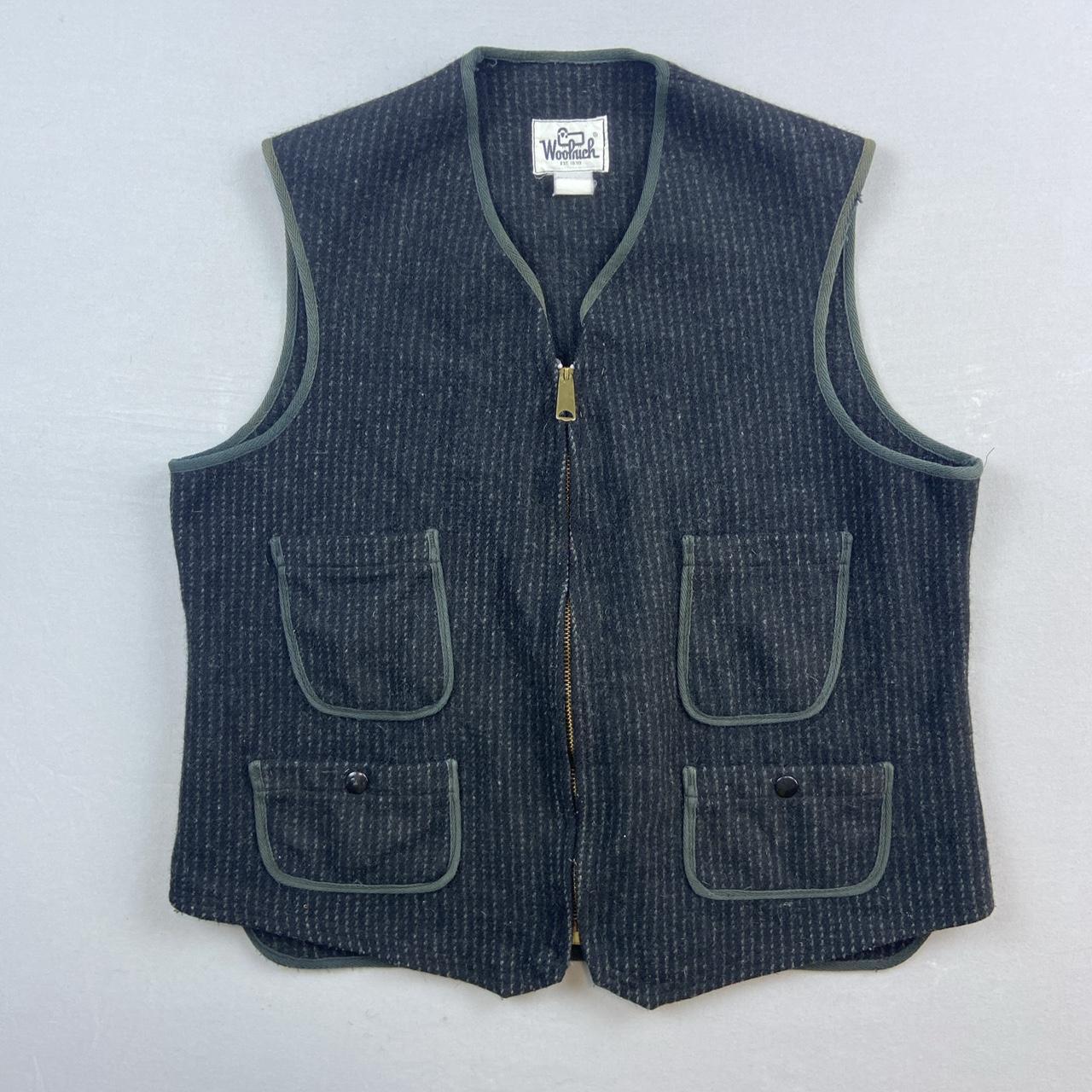 Vintage Woolrich Vest Men’s 40 Medium Wool Utility... - Depop