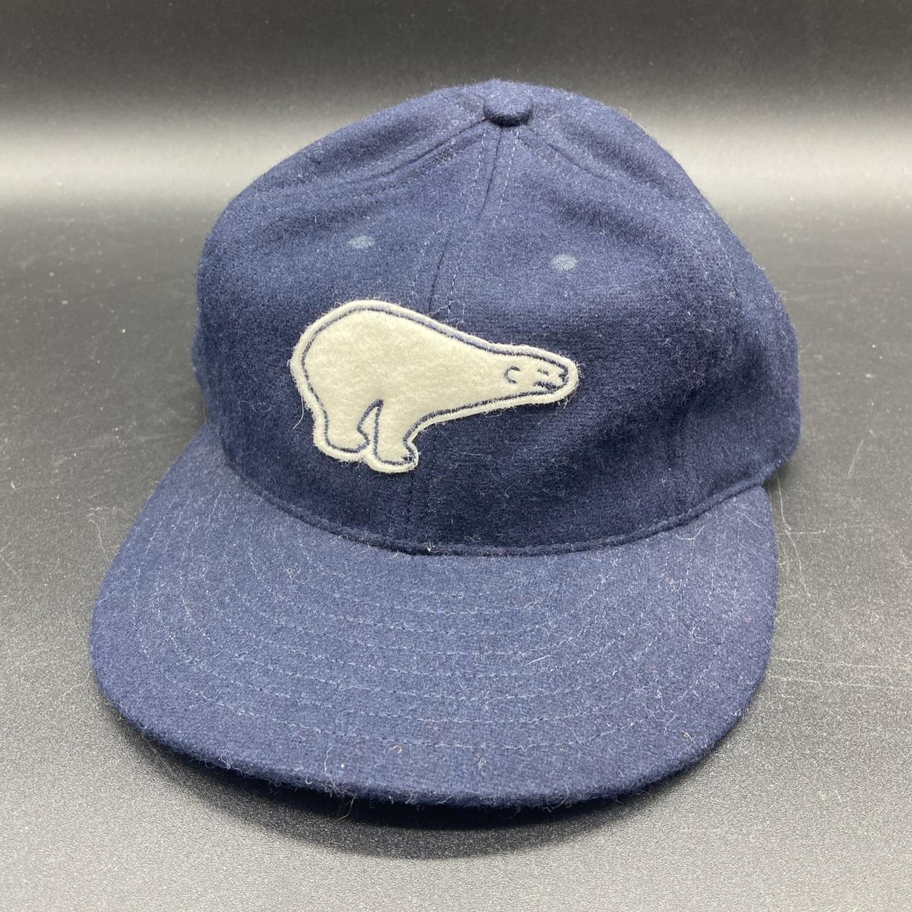 Vintage Ebbets Field Flannels Hat Cap Polar Bear... - Depop