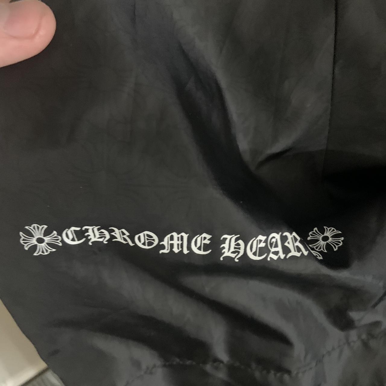 chrome hearts jacket, size large fits a little tight... - Depop