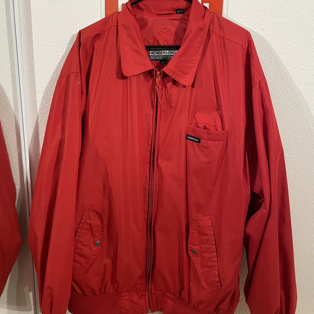 Red Members Only blazer size XL/Tall - Depop