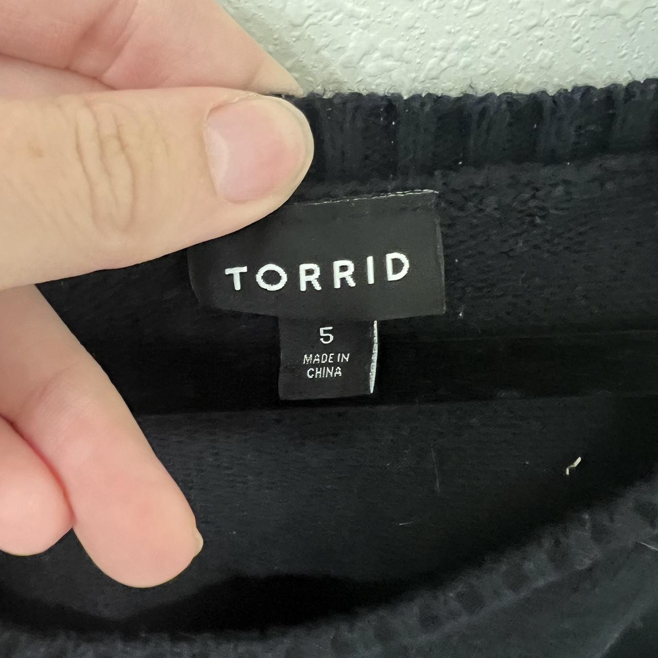 Torrid LOVE black sweater size 5 - Depop