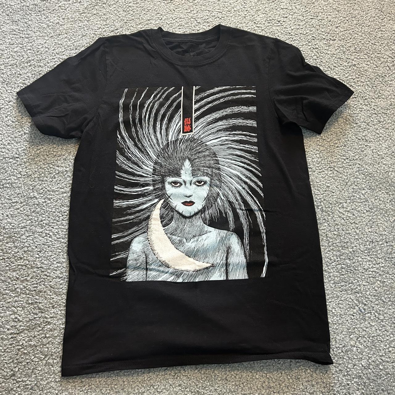 uzumaki by junji ito hot topic t shirt size... - Depop