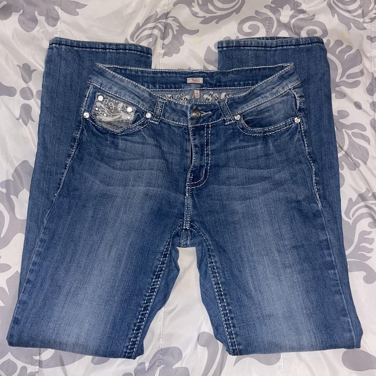 vintage reba boot cut jeans -literally loveeee but... - Depop