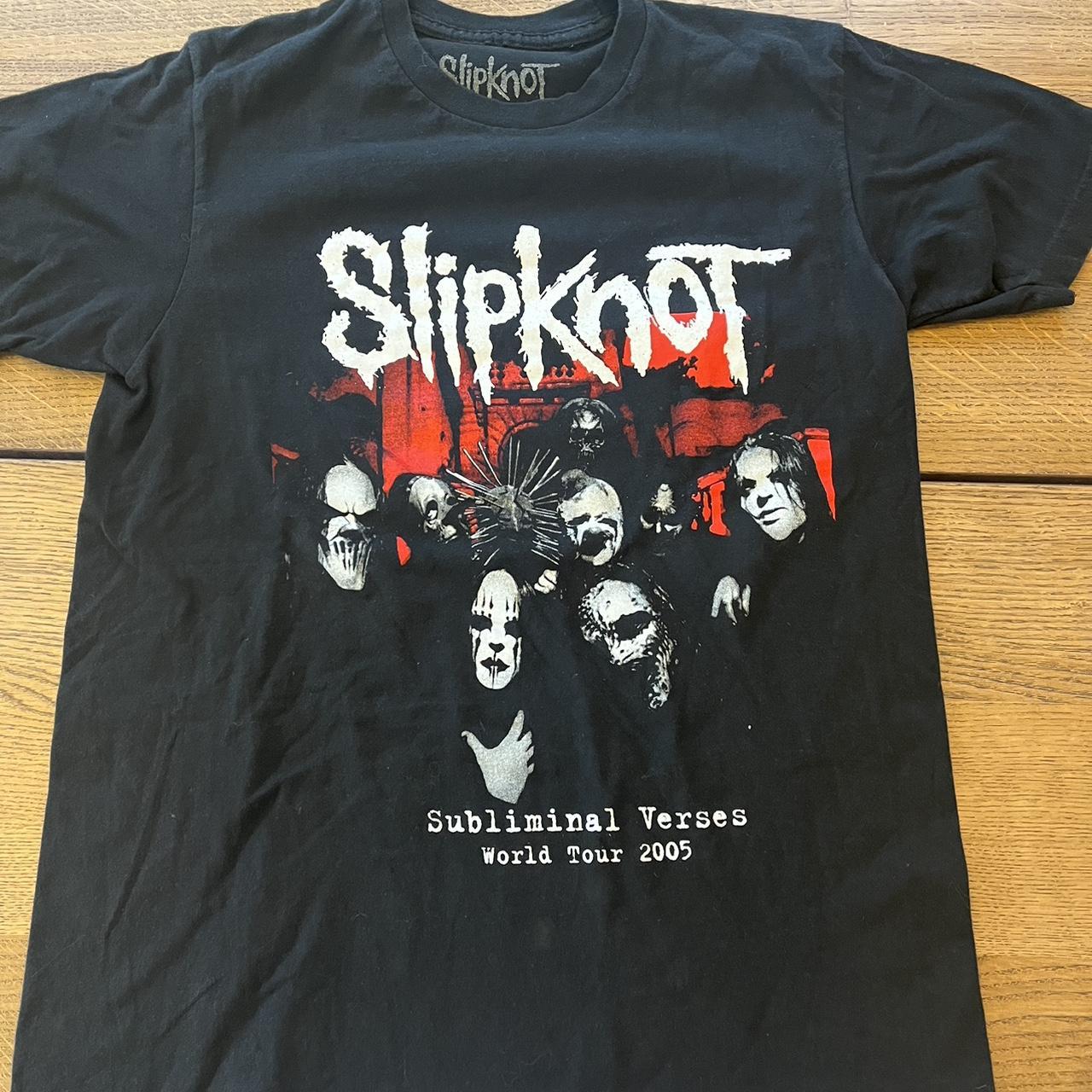 SlipKnot Subliminal Verse T shirt Measurements... - Depop