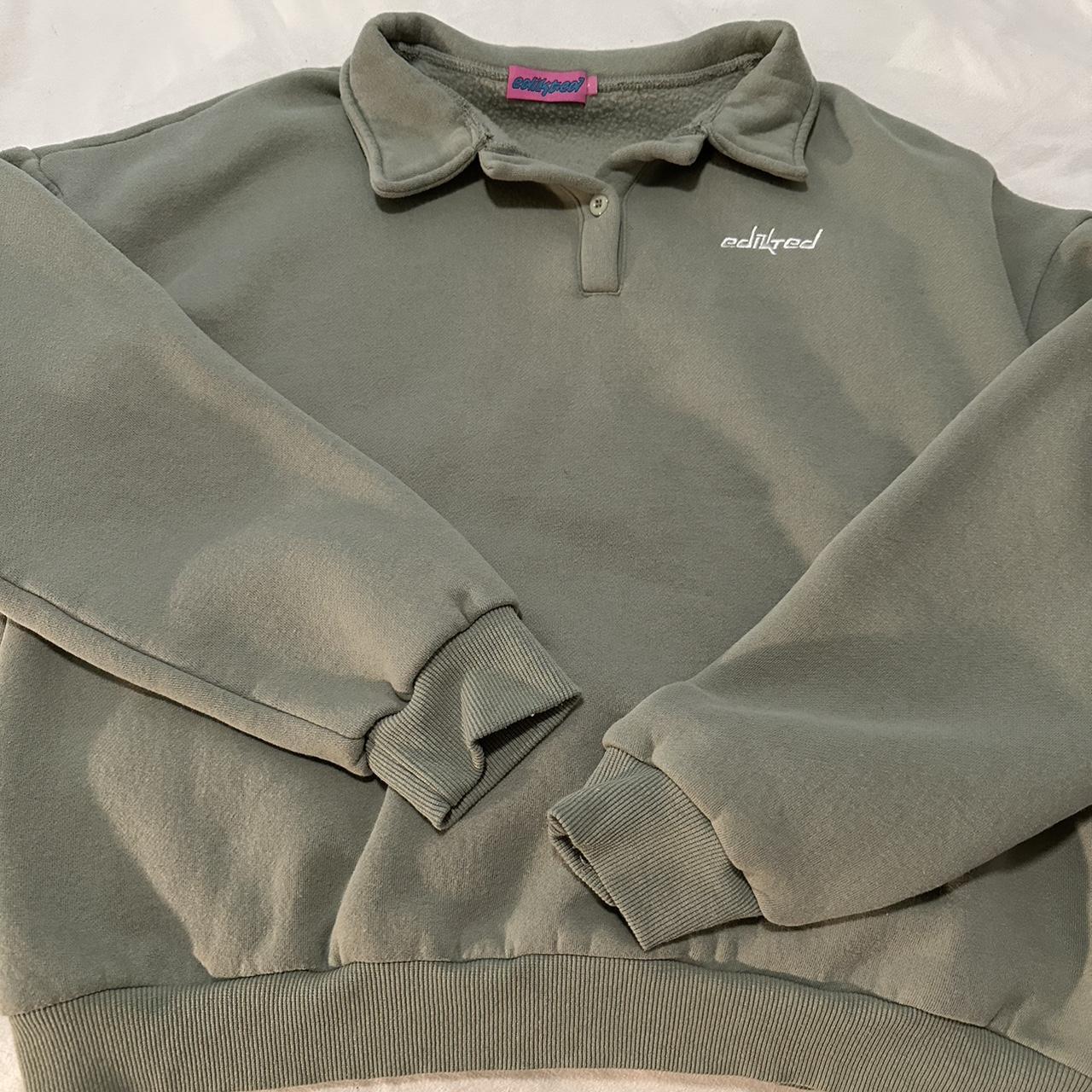 Edikted Women's Green Jumper | Depop