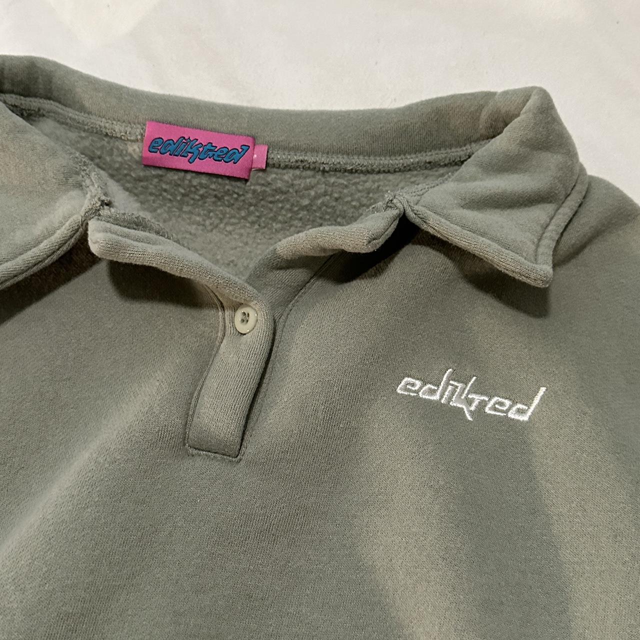 Edikted Women's Green Jumper | Depop