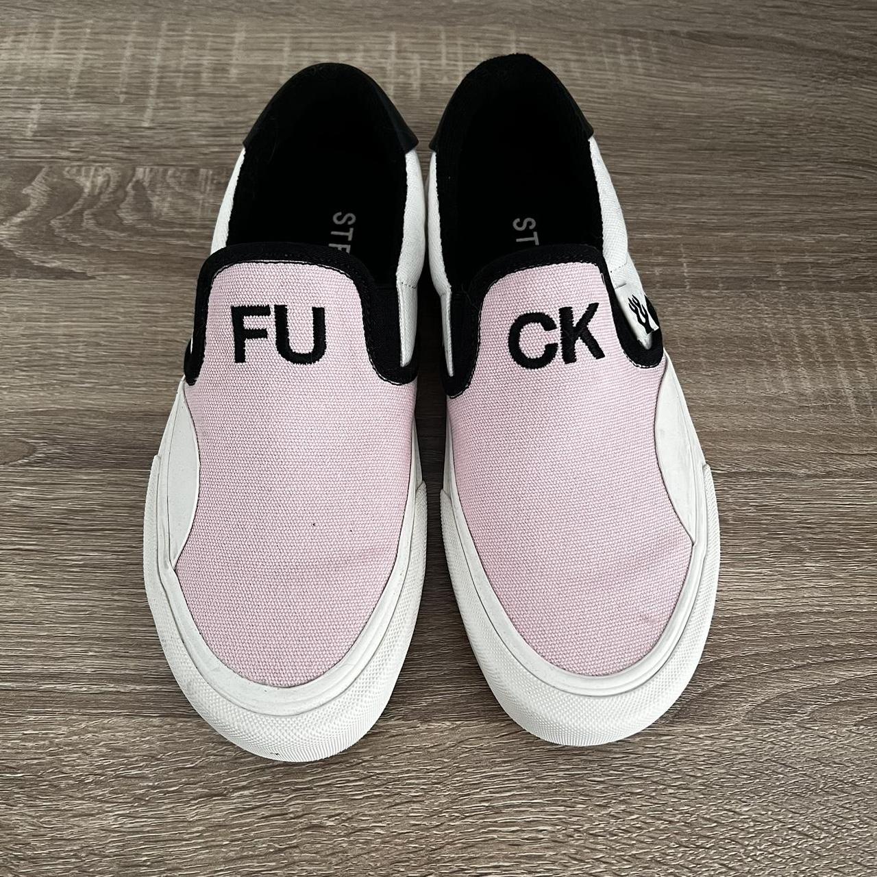 Straye VENTURA Slip-on Sneakers “F U” Size Men’s 6 /... - Depop