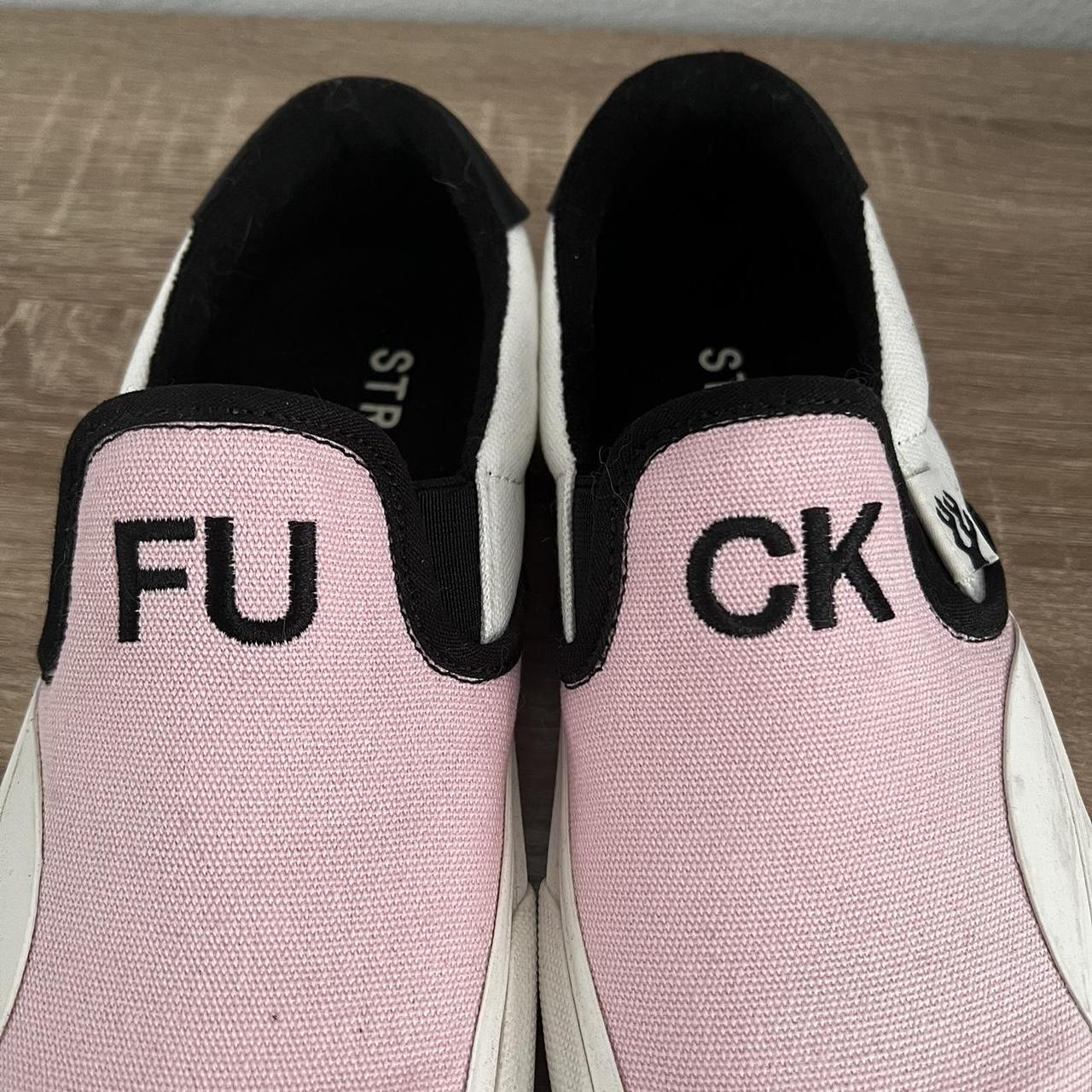 Straye VENTURA Slip-on Sneakers “F U” Size Men’s 6 /... - Depop